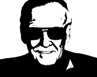 Stan lee vector | Etsy