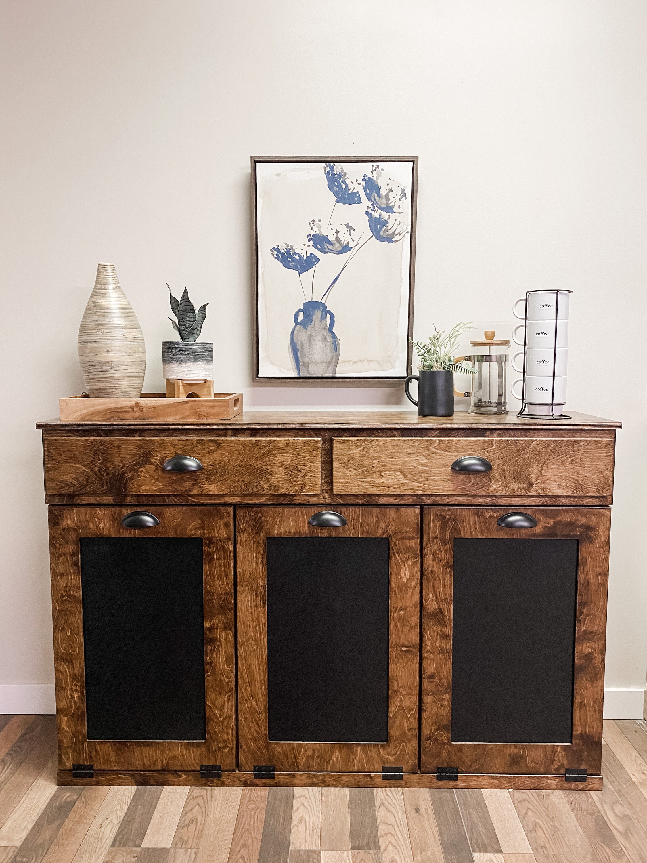 Kitchen Décor Home & Living Farmhouse Tiltout Trash Bin etna.com.pe