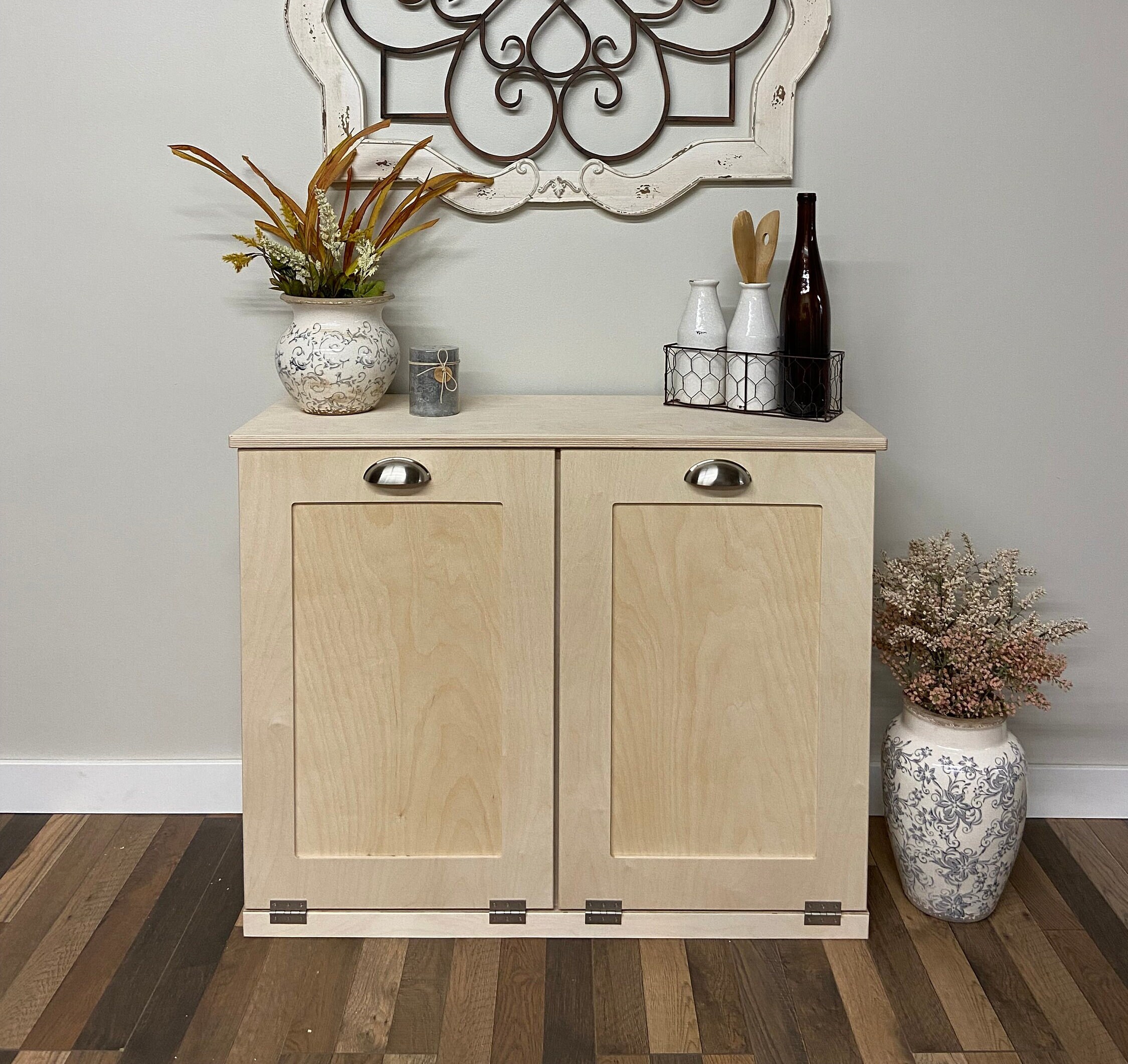 Kitchen Décor Home & Living Farmhouse Tiltout Trash Bin etna.com.pe