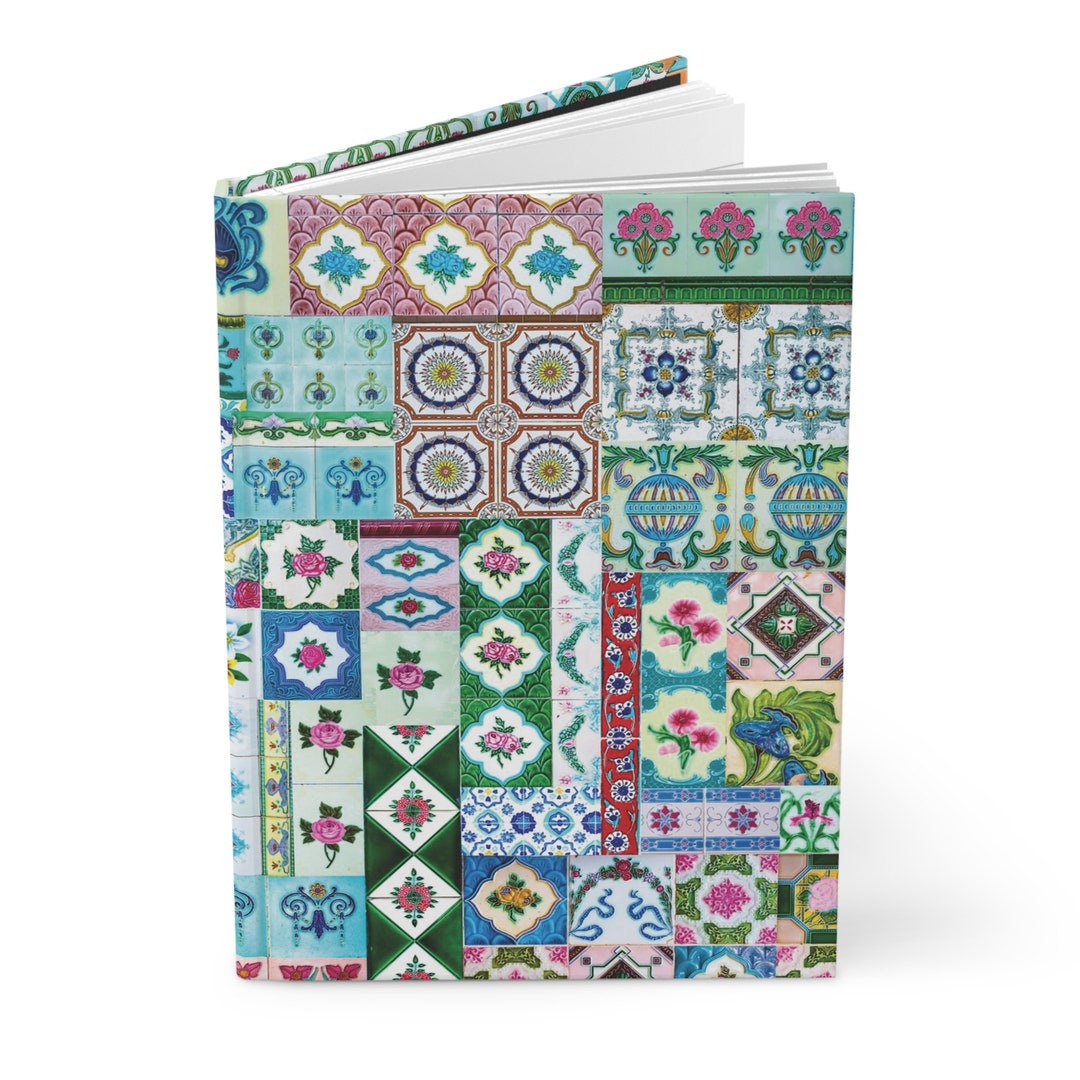 Singapore Peranakan Tiles Hardcover Journal Notebook - Etsy