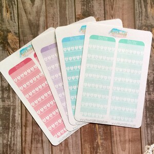 Item #0009 PRINTABLE DIY Routine/habit Weekly Tracker Stickers (perfect ...