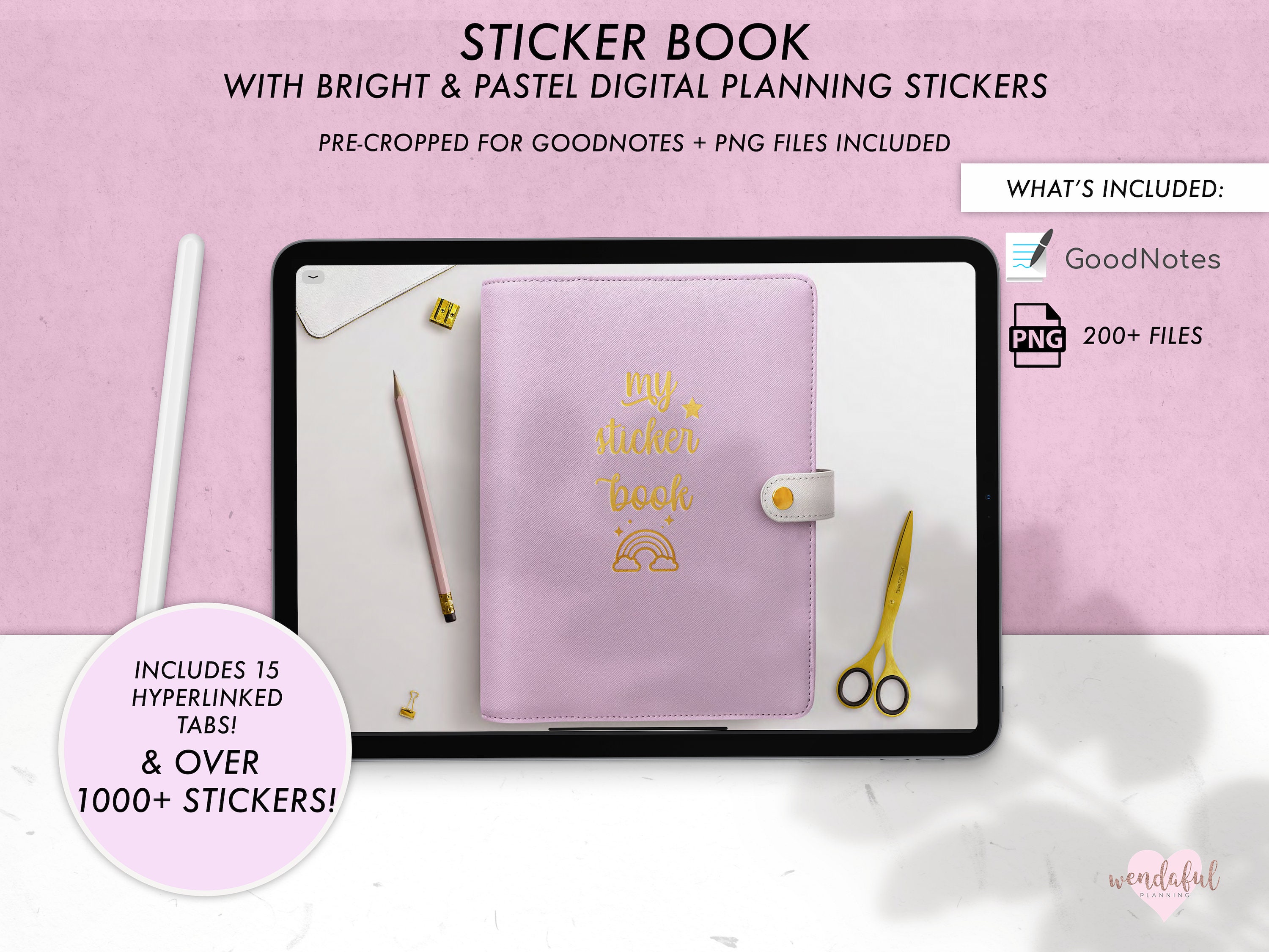 Paper Paper & Party Supplies Customizable Digital Sticker Book ...