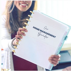 Digital + Printable Home Management Binder Systems | Goodnotes ...