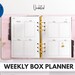 POCKET Size Ring Bound Undated Weekly Box Planner - Etsy