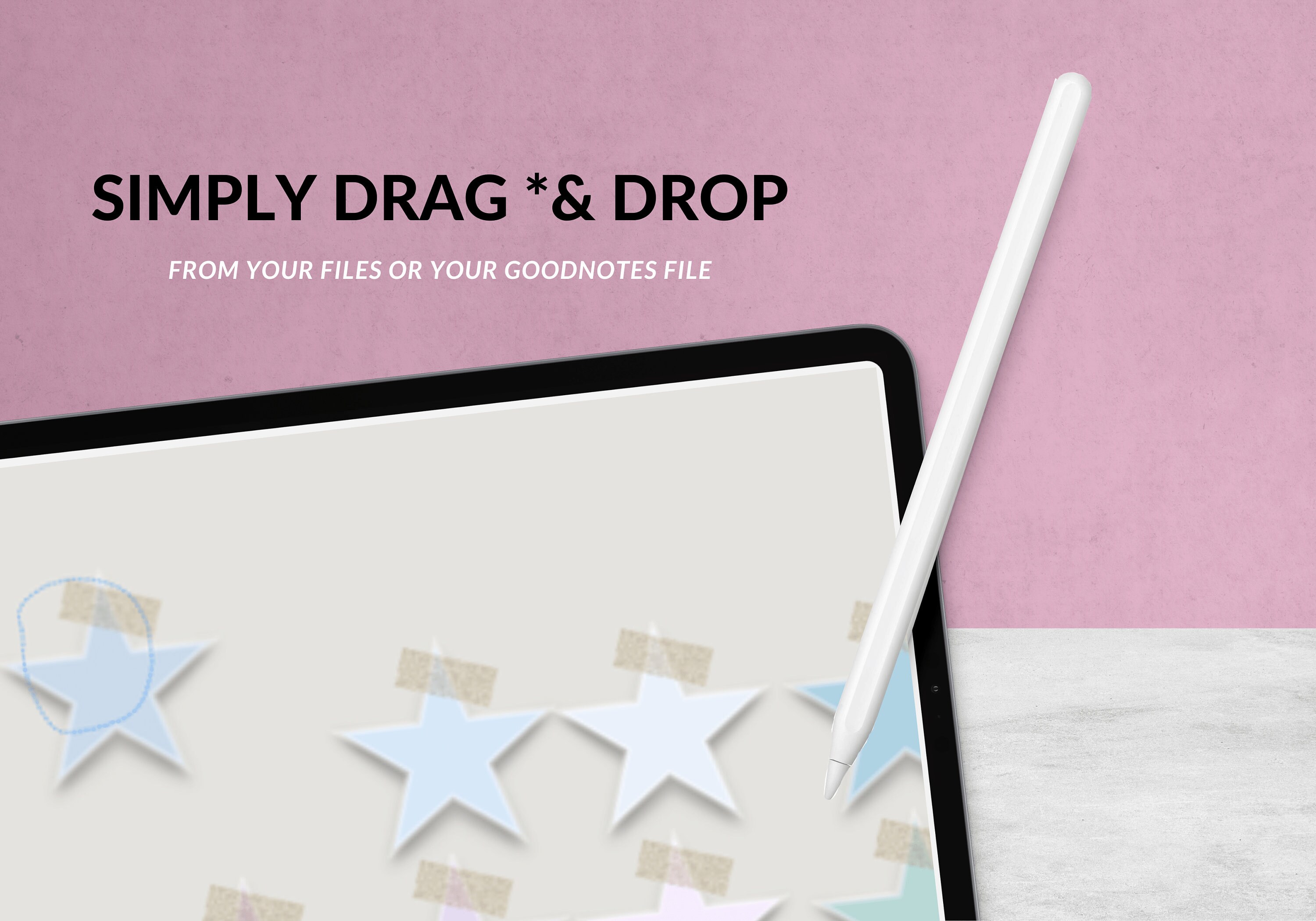 Digital Pastel Sticky Notes Planner Stickers for Goodnotes | Etsy