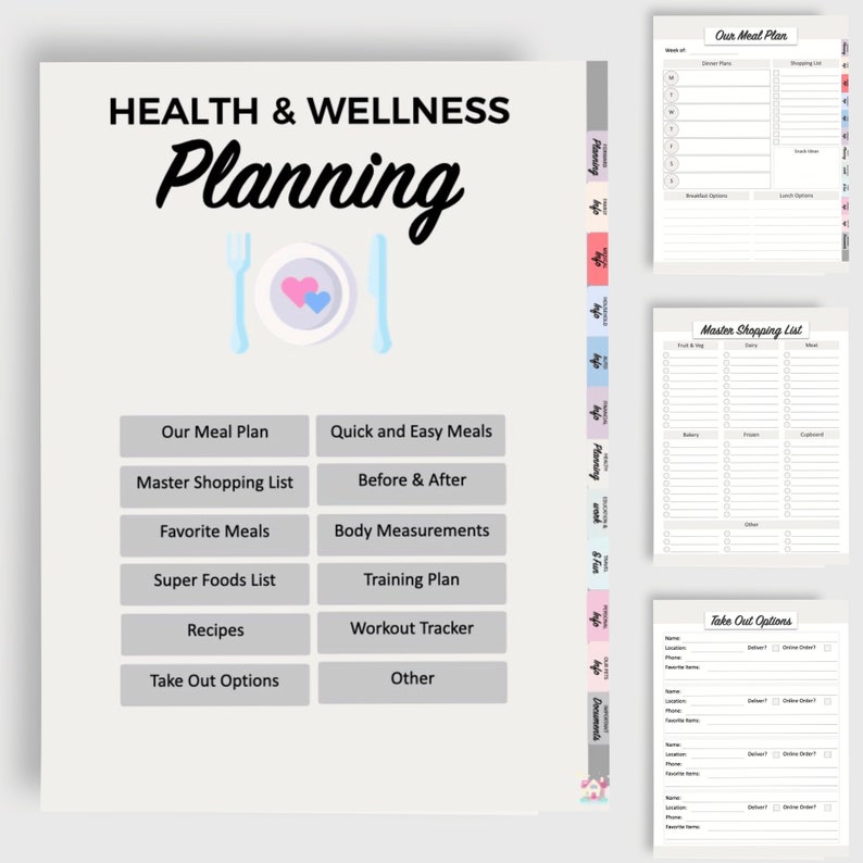 Digital Printable Household Hub Binder Printable - Etsy