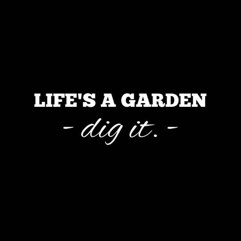 LIFE’S A GARDEN Dig It Sticker - Etsy
