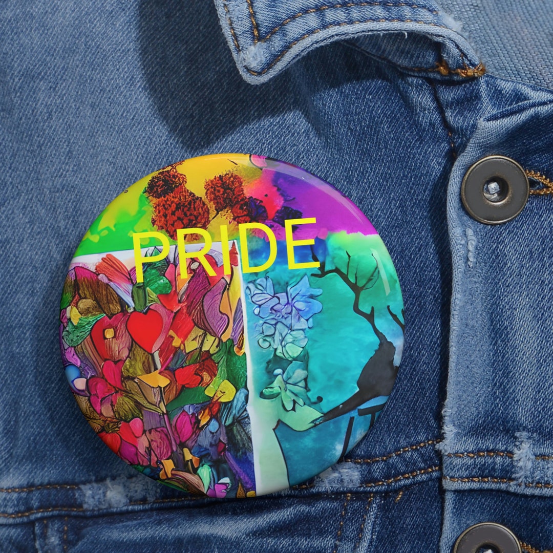 Pride Artistic Diversity Pin Button - Etsy