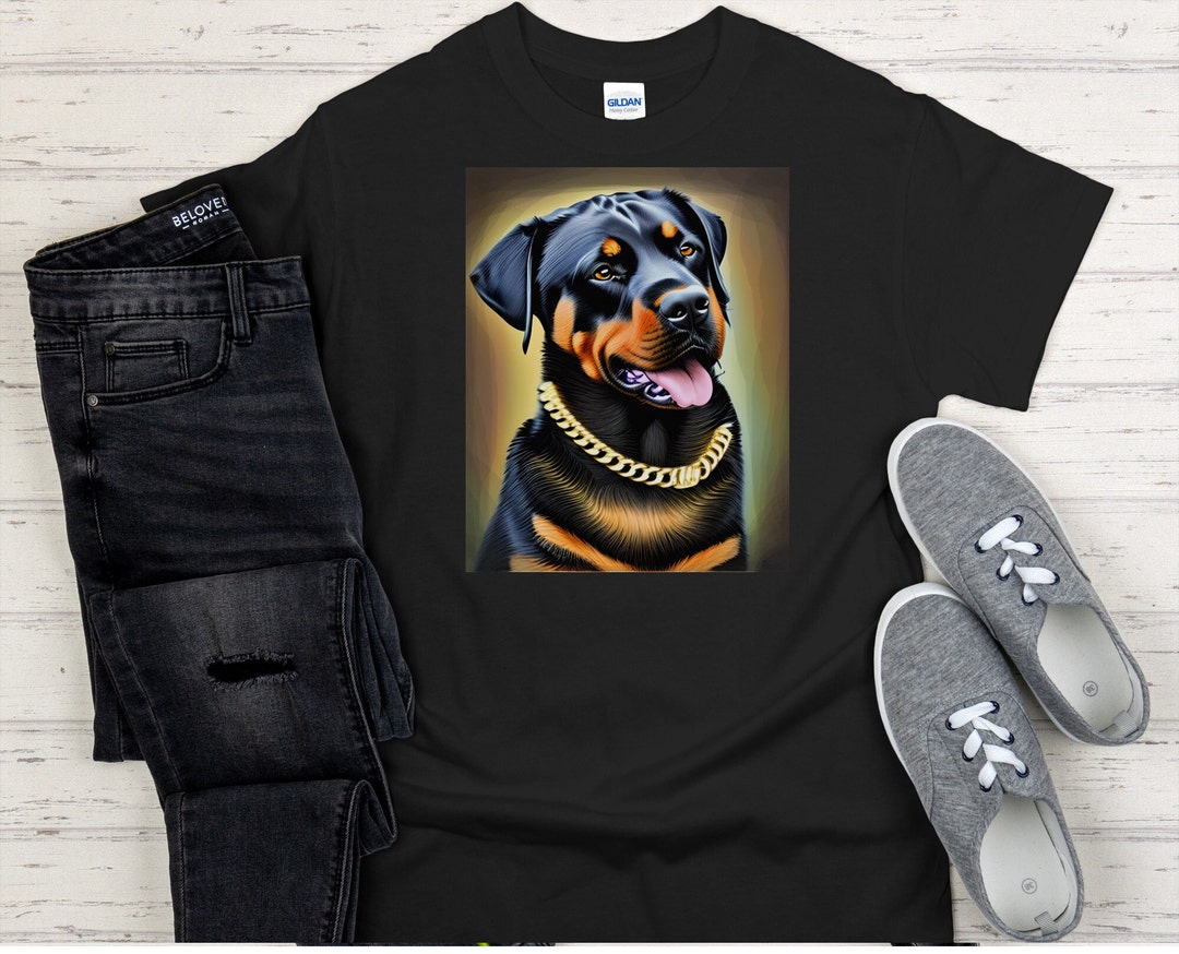 Rottweiler Tshirt Rottweiler Bling Rottweiler Graphic Tee - Etsy