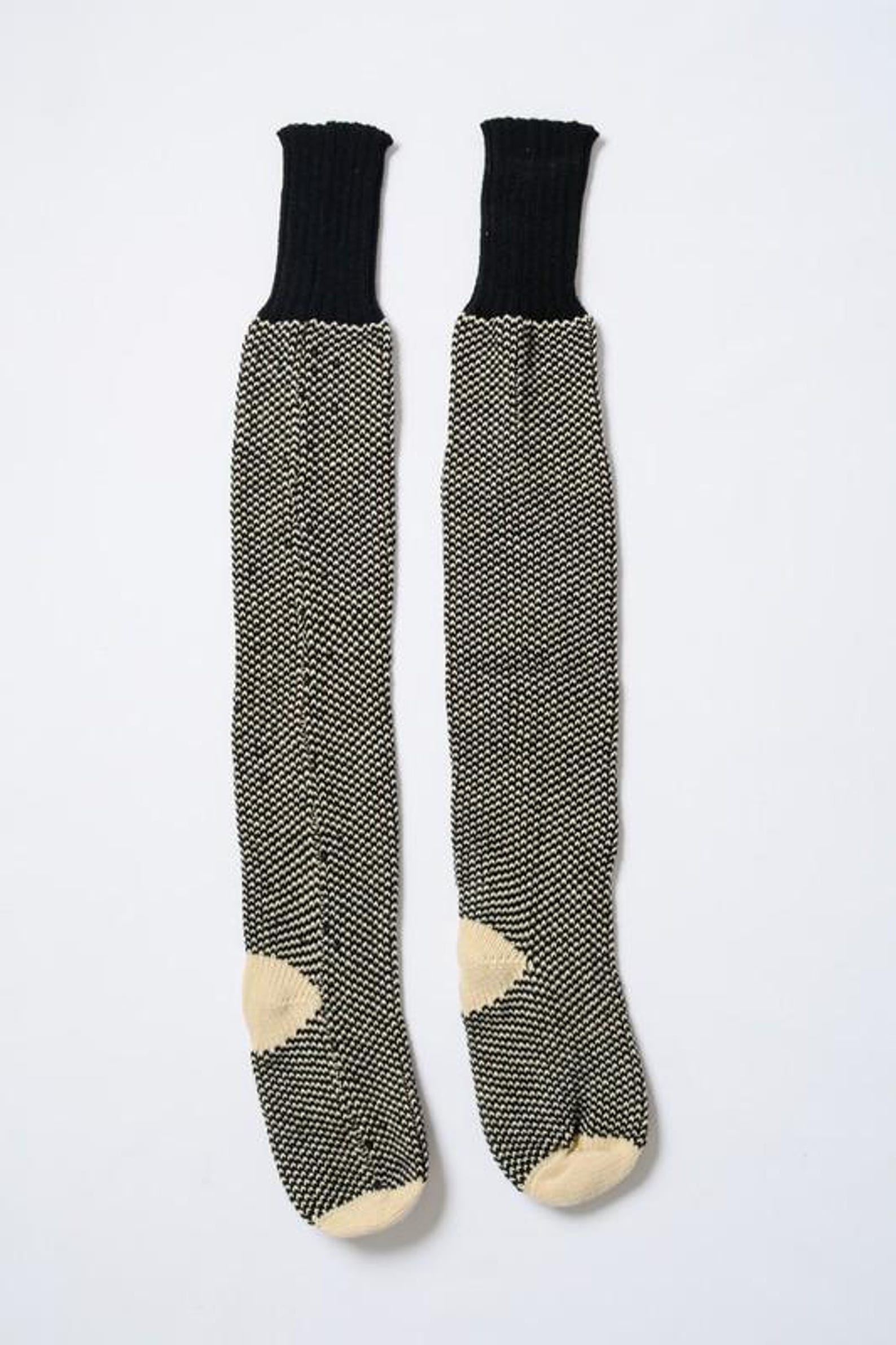 Open Work Knitted Lounge Socks High Socks for Women, Winter Over Knee ...