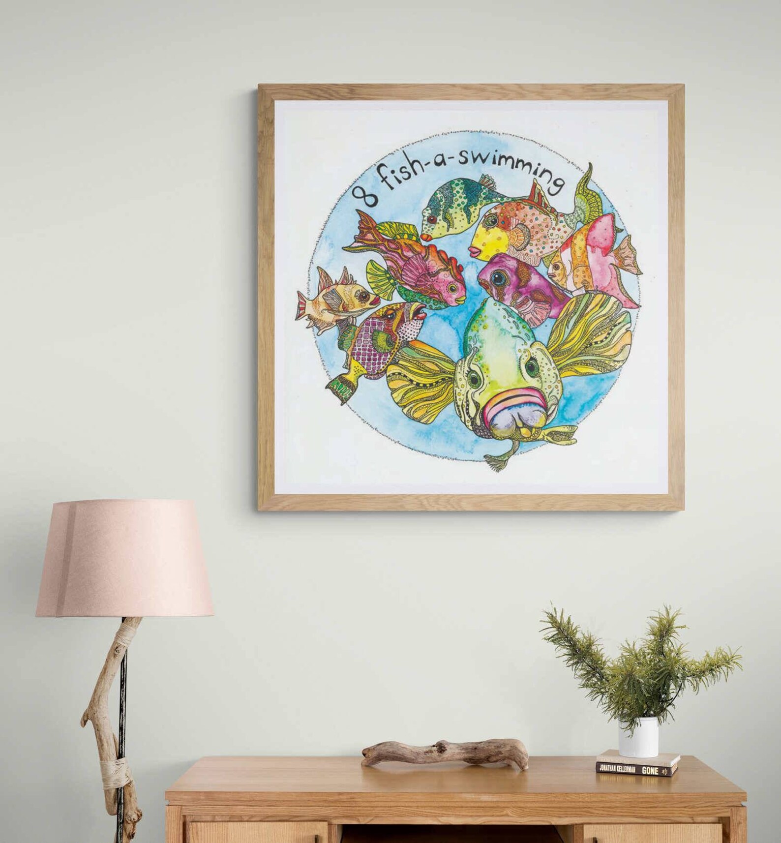 Fish Print Australian Native Marine Animal Illustration | Etsy Australia