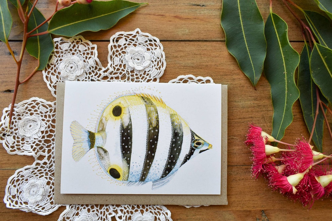 Moonlighter Fish Greeting Card - Aquatic Birthday Gift - Australian ...
