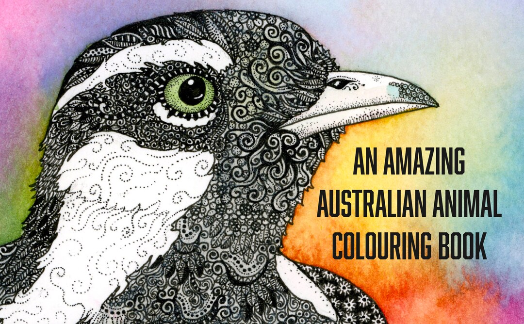 Printable Australian Animal Colouring Book - Instant Download PDF Pages ...