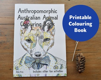 Printable Australian Animal Colouring Pages Instant Download | Etsy