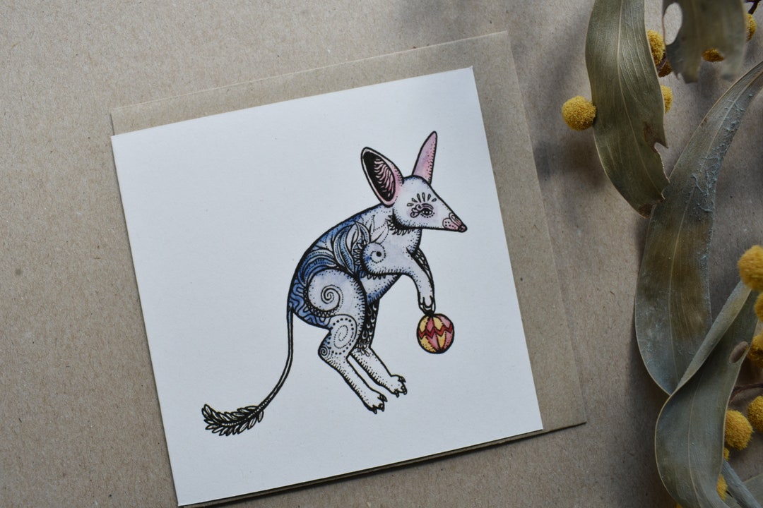 Bilby With Bauble Christmas Card Little Australiana Xmas Gifts ...