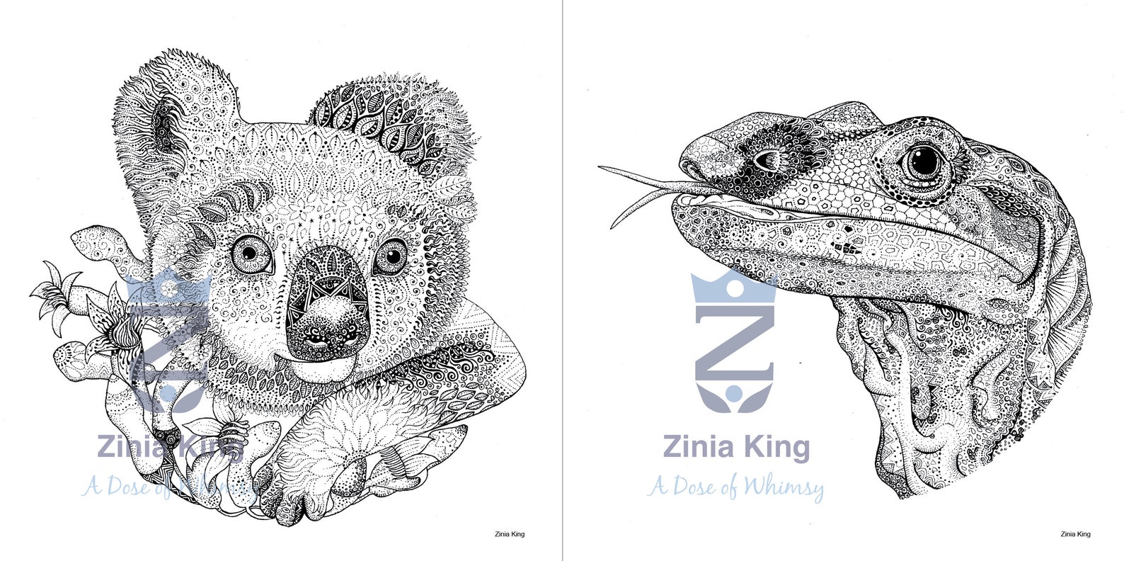 Printable Australian Animal Colouring Book Instant Download - Etsy ...