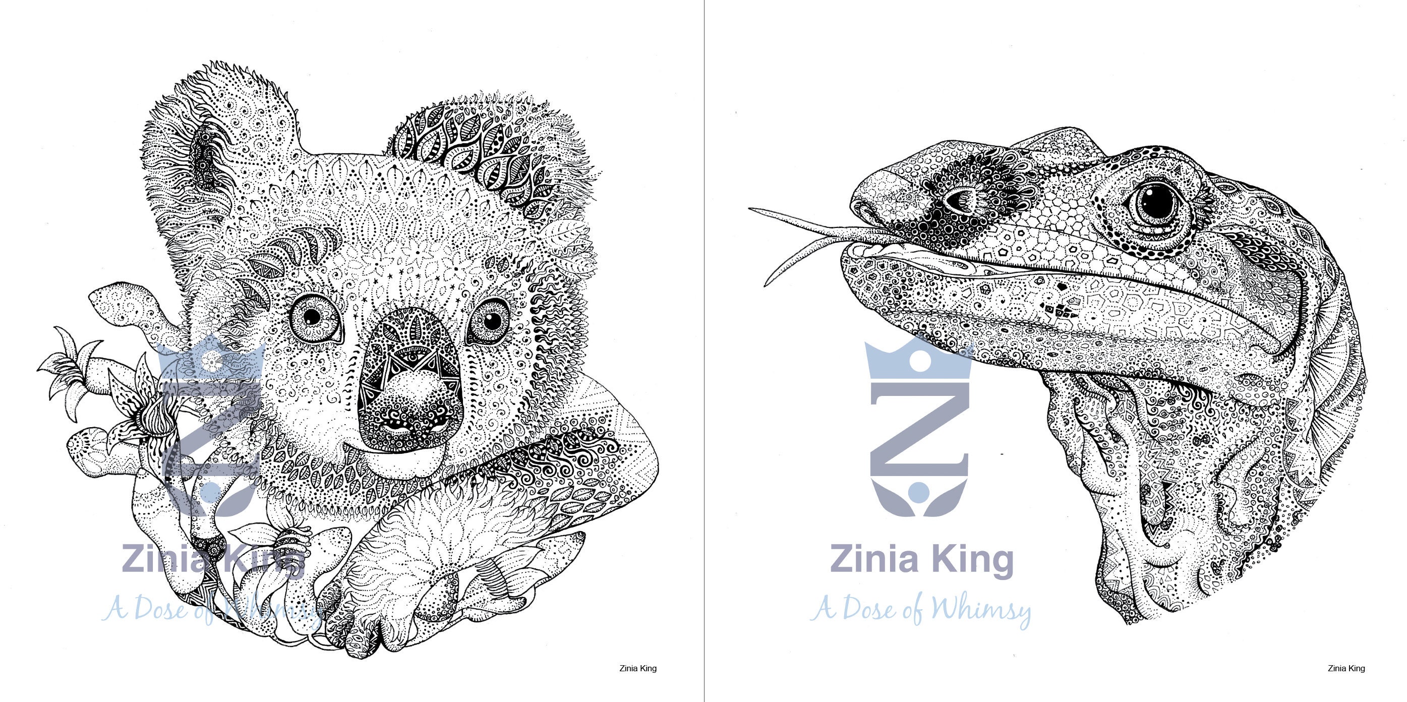 Printable Australian Animal Colouring Book - Instant Download PDF Pages ...