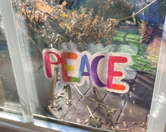 Peace Sign Vinyl Decal Peace Sign for Car Window Peace Sign - Etsy