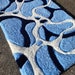 Water Rug Handmade Tufted Accent Rug Bright Doormat - Etsy