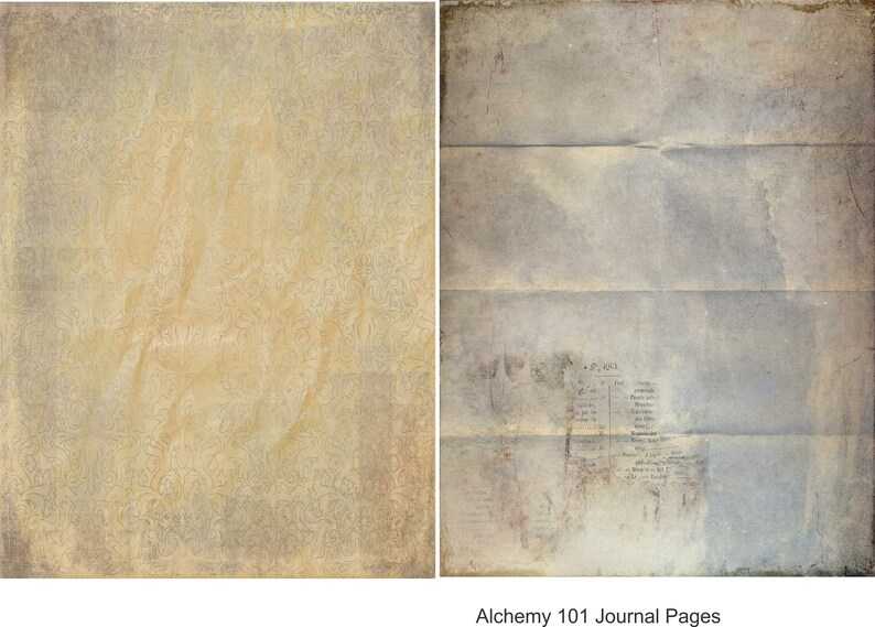 Alchemy 101 Papers, 5x7pages,junk Journal, Mini Album, Vintage,ephemera ...