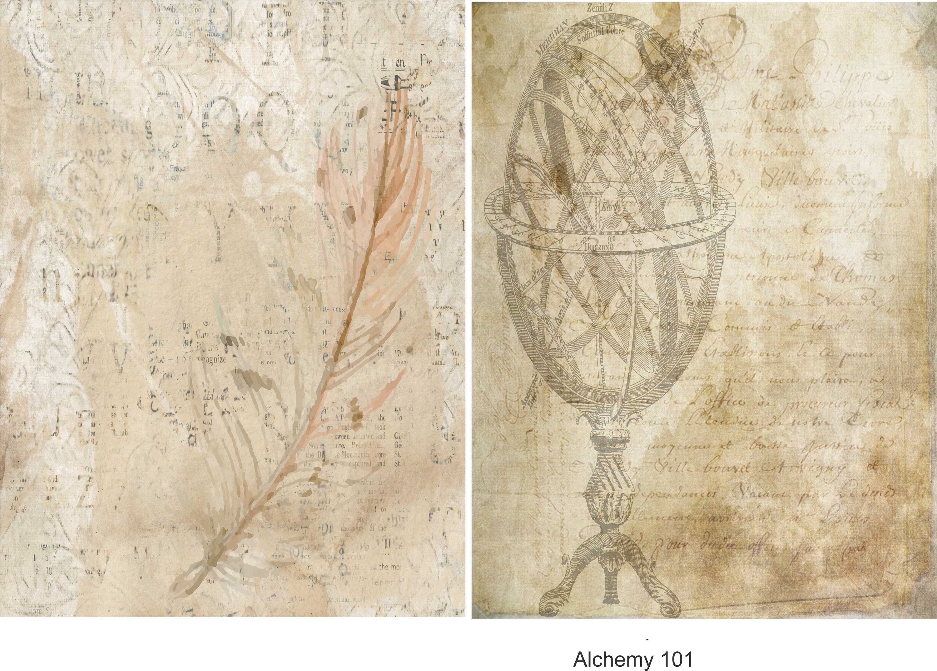 Alchemy 101 Papers Collection, Vintage, Cut & Create Images, Ephemera ...
