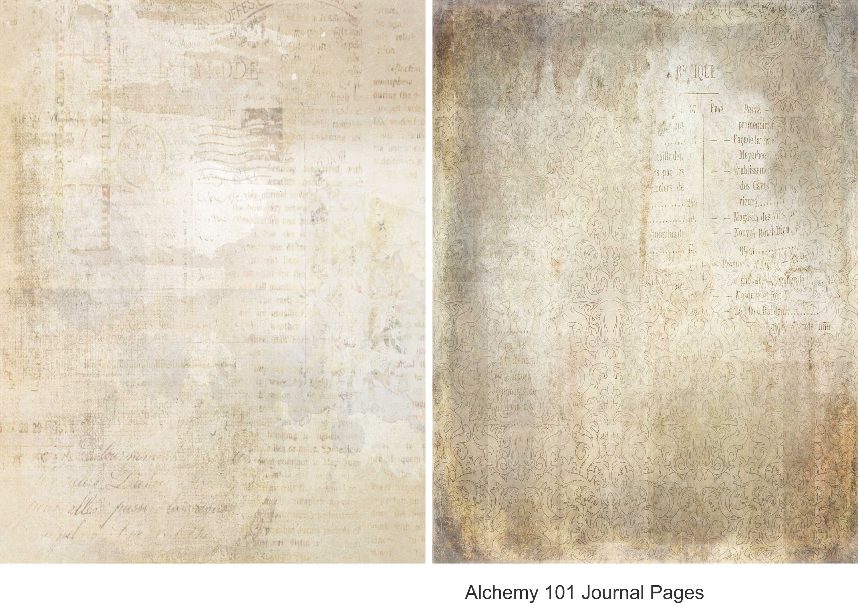 Alchemy 101 Papers, 5x7pages,junk Journal, Mini Album, Vintage,ephemera ...