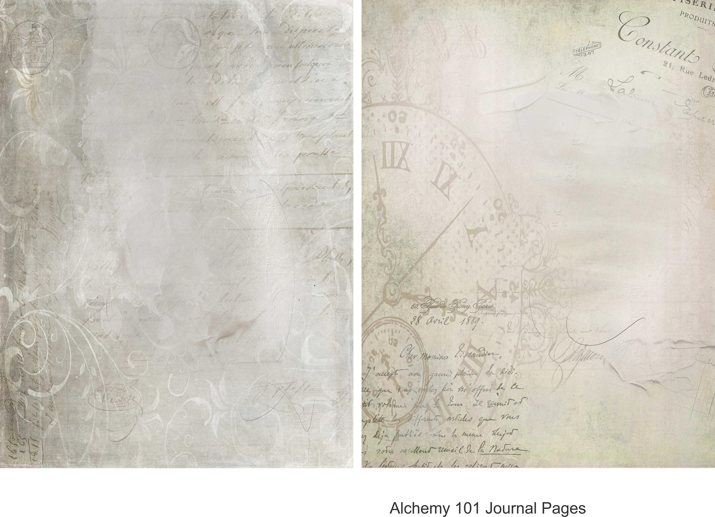 Alchemy 101 Papers, 5x7pages,junk Journal, Mini Album, Vintage,ephemera ...