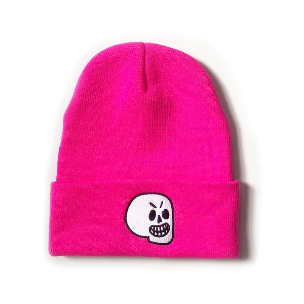 Skull Beanie - Etsy