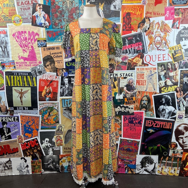 Patchwork Dress - Etsy