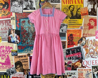 Pink Rik Rak Dress | Etsy