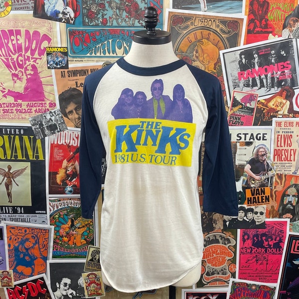 The Kinks Tour Shirt - Etsy