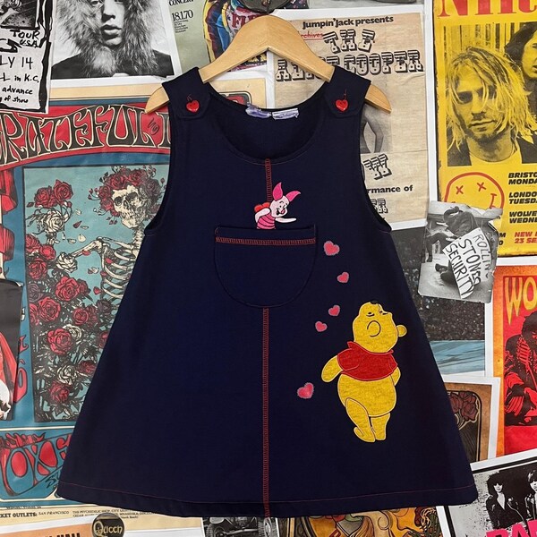 Blue Winnie the Pooh Dress - Etsy