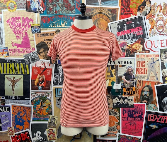 1960s striped t shirt - Gem