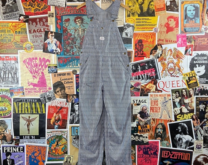 Vintage 1960s-70s Sears Roebuck & Co. Vat Dyed Union Made Hickory Denim ...