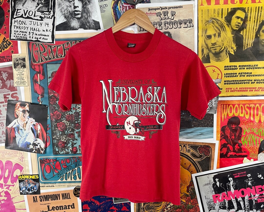 Vintage Kids 90s University of Nebraska Cornhuskers Football Big Red ...