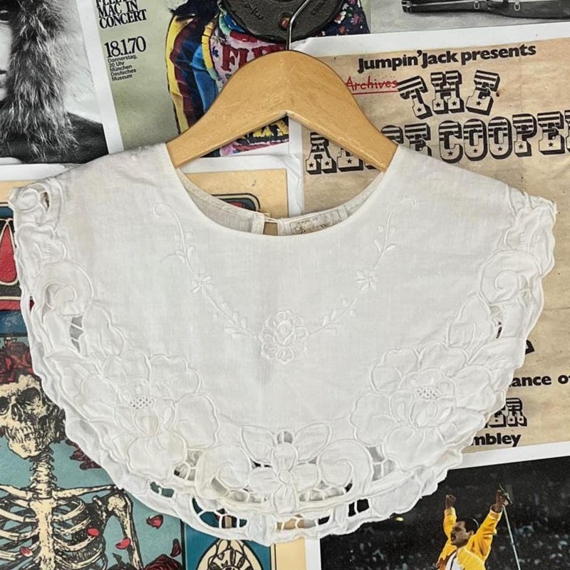 Vintage Lace Collar - Etsy