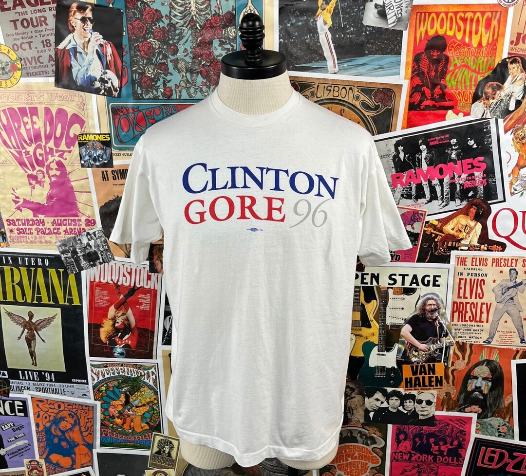 Vintage 90s '96 Clinton Gore Presidential Election Night - Etsy