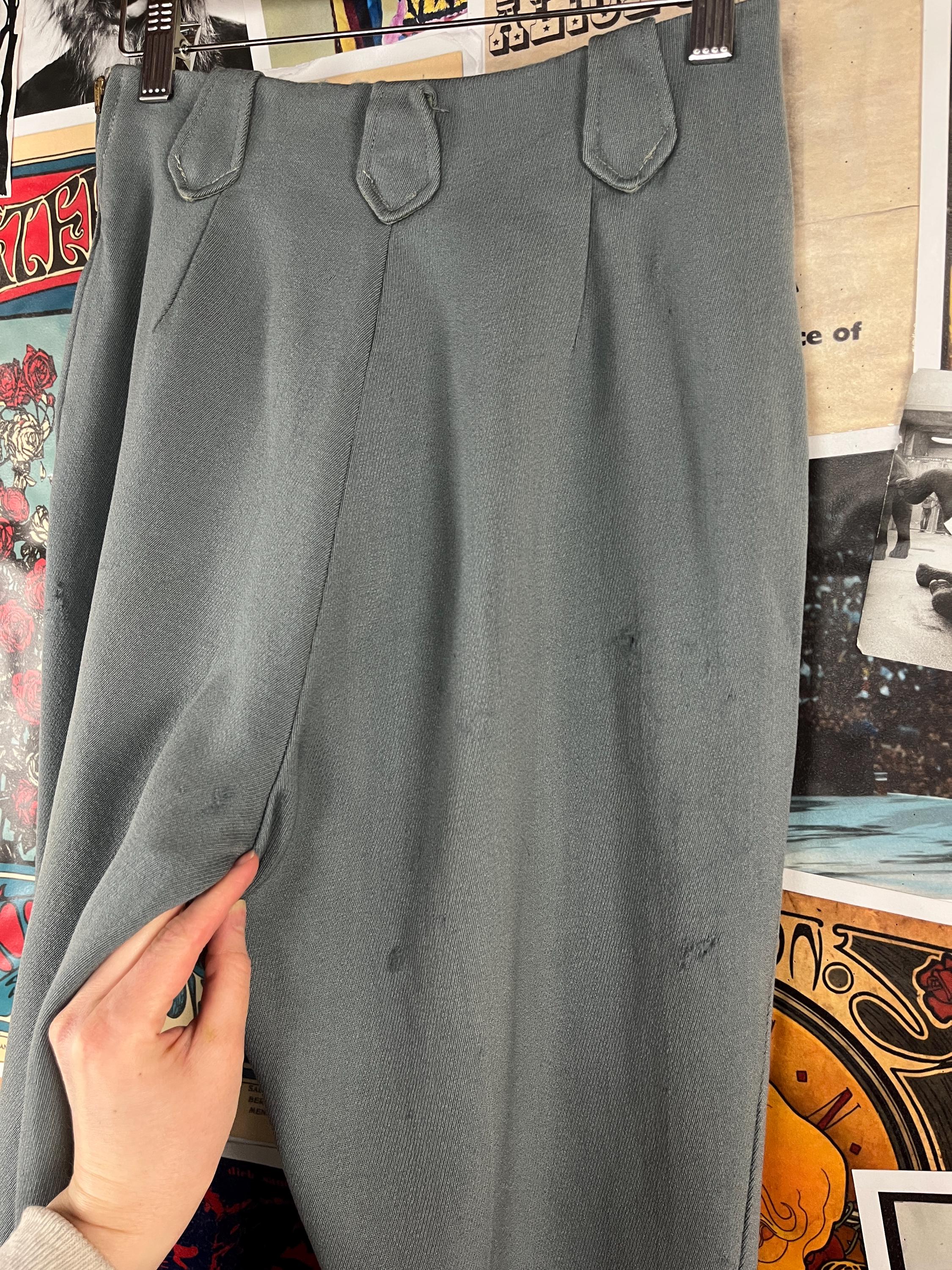 Vintage Women's 40s-50s Gray H Bar C Ranchwear Wool Vintage Women's 40s-50s Gray H Bar C Ranchwear Wool