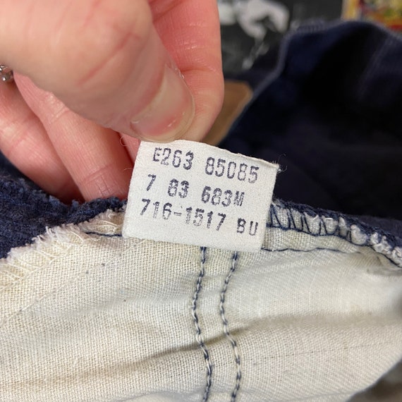 Kids 70s-80s Blue Corduroy Levi's 517 Student Fit Pan… - Gem
