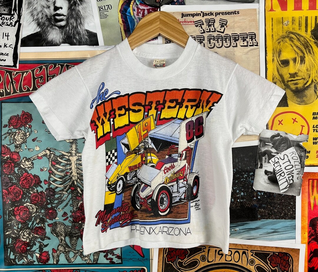 Vintage Kids 80s Sprinter Race Car Phoenix Arizona Coors Beer Double ...