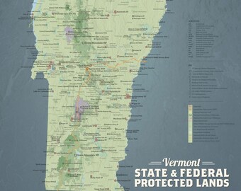 Michigan State Parks Map 18x24 Poster - Etsy