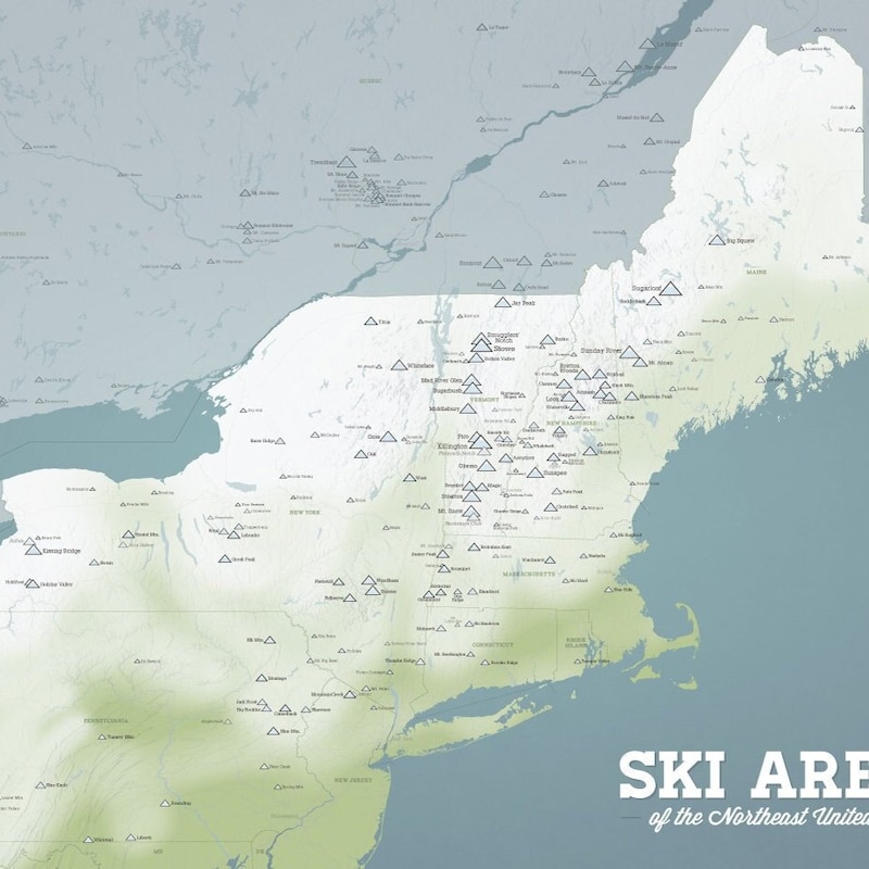 Northeast England Map - Etsy