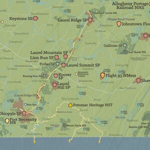 Pennsylvania State Parks & Public Lands Map 24x36 Poster - Etsy