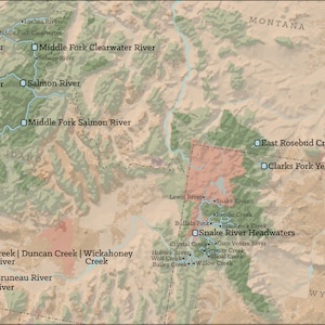 US National Wild & Scenic Rivers System Map 24x36 Poster | Etsy