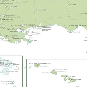 US National Wildlife Refuge System Map 24x36 Poster - Etsy