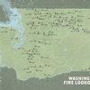 Washington Fire Lookouts Map 18x24 Poster - Etsy