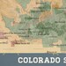 Colorado State Parks & Federal Lands Map 18x24 Poster - Etsy