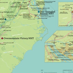 US National Trails System Map 24x36 Poster | Etsy