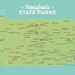 Pennsylvania State Parks Map 11x14 Print - Etsy