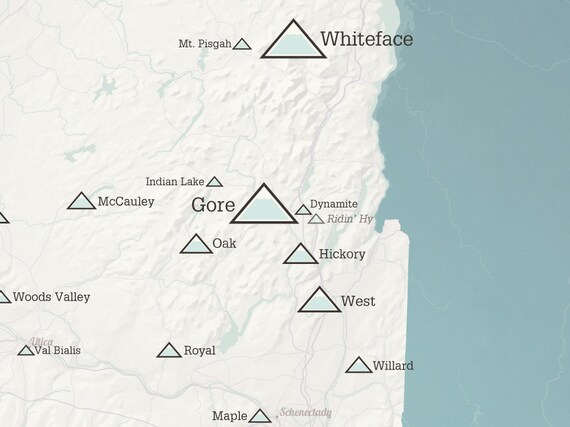 New York Ski Resorts Map Hunter Mountain Trail Map | Hunter Mountain